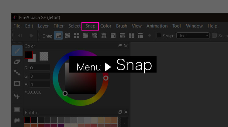 Snap | FireAlpaca Manual